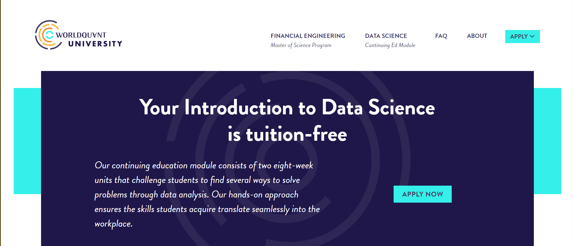 WorldQuant University's Introduction to Data Science Module | MyJobMag