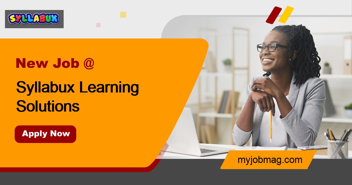 Syllabux Learning Solutions Jobs in Nigeria | MyJobMag