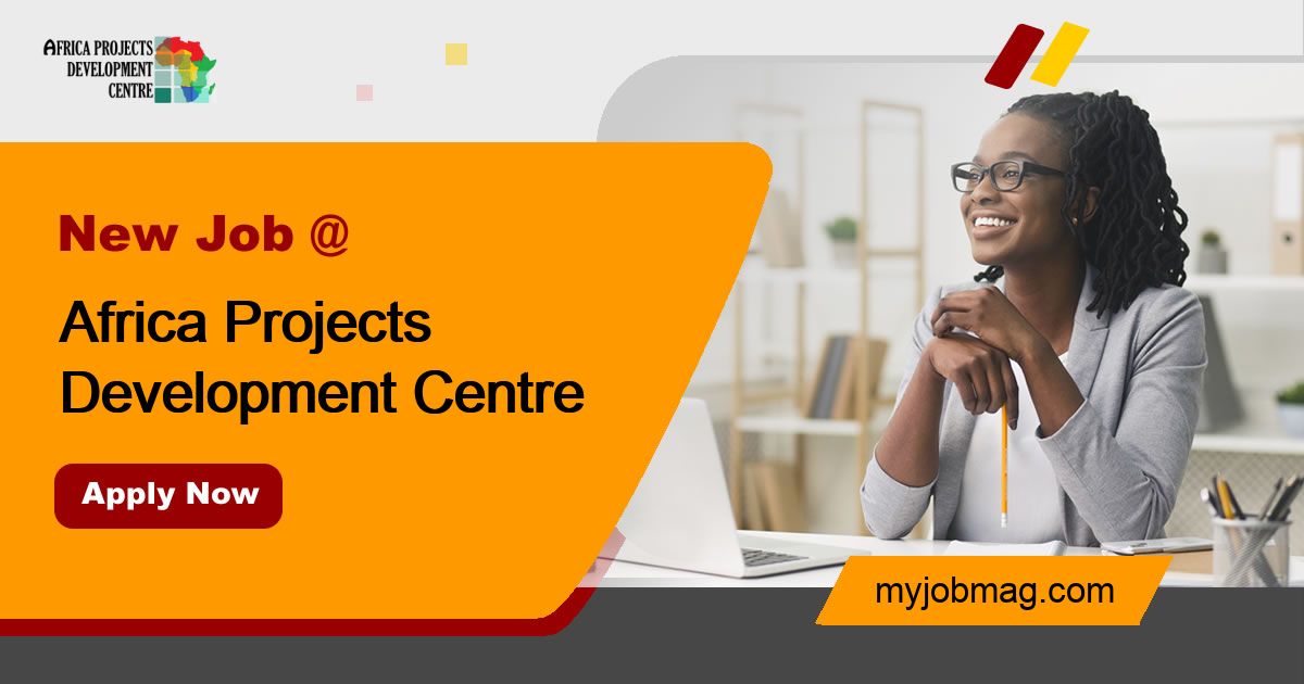 Programme Officer at Africa Projects Development Centre November, 2025 ...